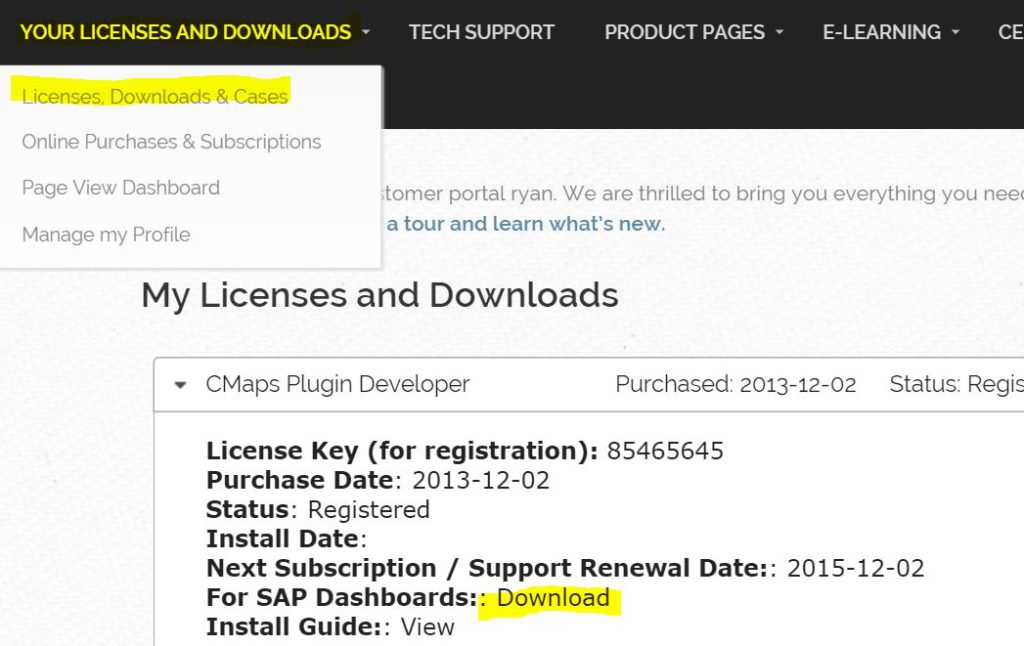 Installing a Full Version Plugin Component | CMaps Analytics Connect
