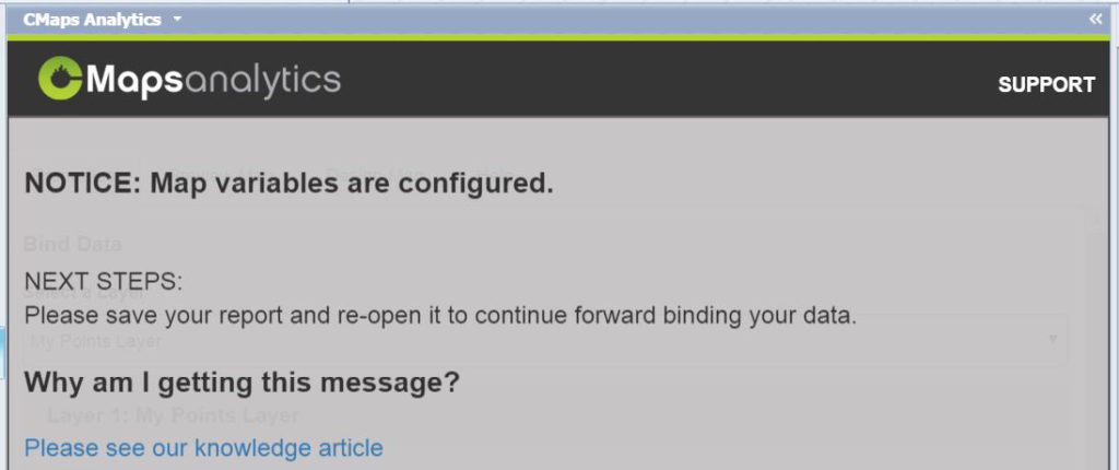 Troubleshooting CMaps Analytics in Webi Reports | CMaps Analytics Connect