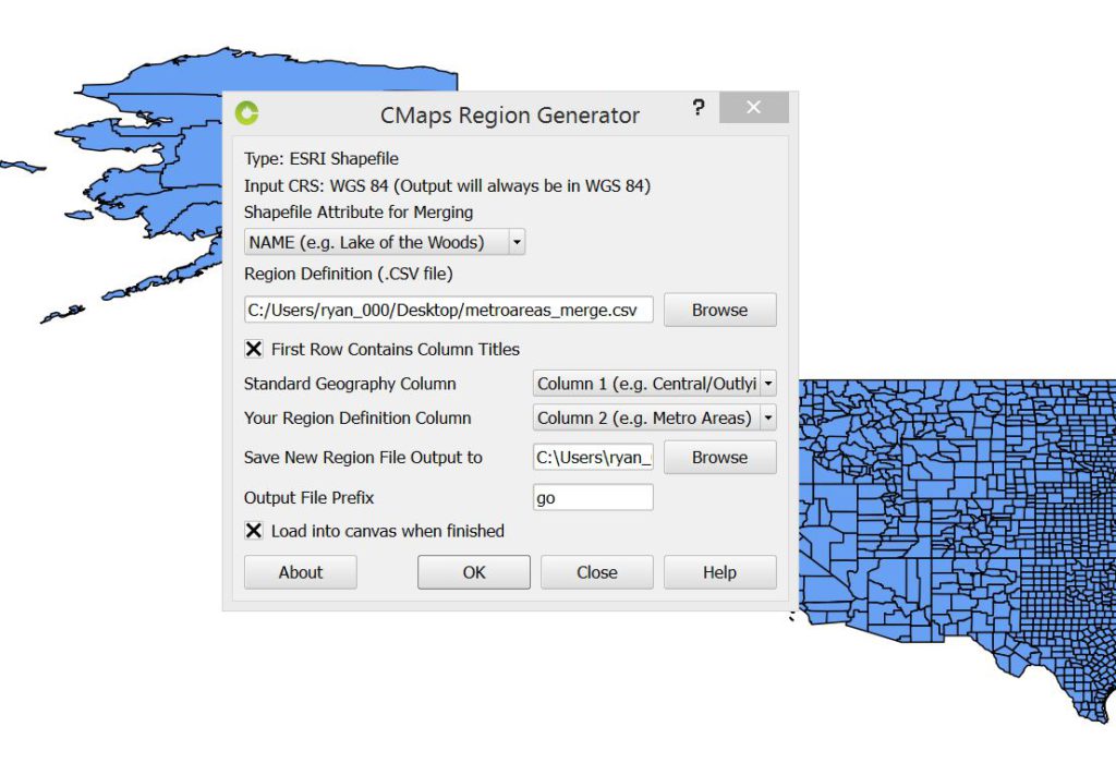 Creating your own Regional Maps for Analytics | CMaps Analytics Connect