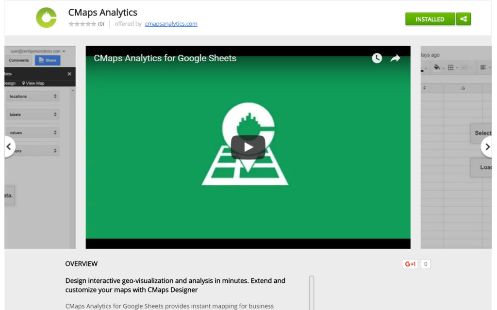 apps | CMaps Analytics Connect