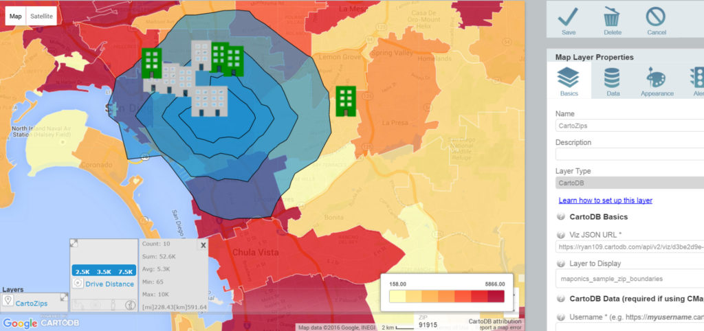 cartodb | CMaps Analytics Connect