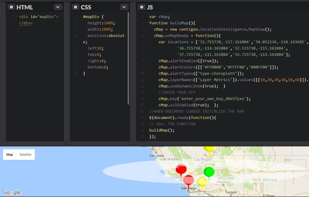 start | CMaps Analytics Connect