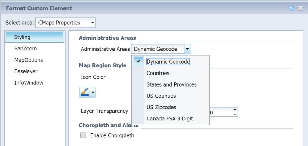 selectregio | CMaps Analytics Connect